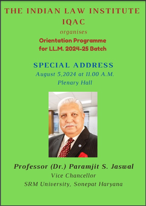 Welcome to Indian Law Institute